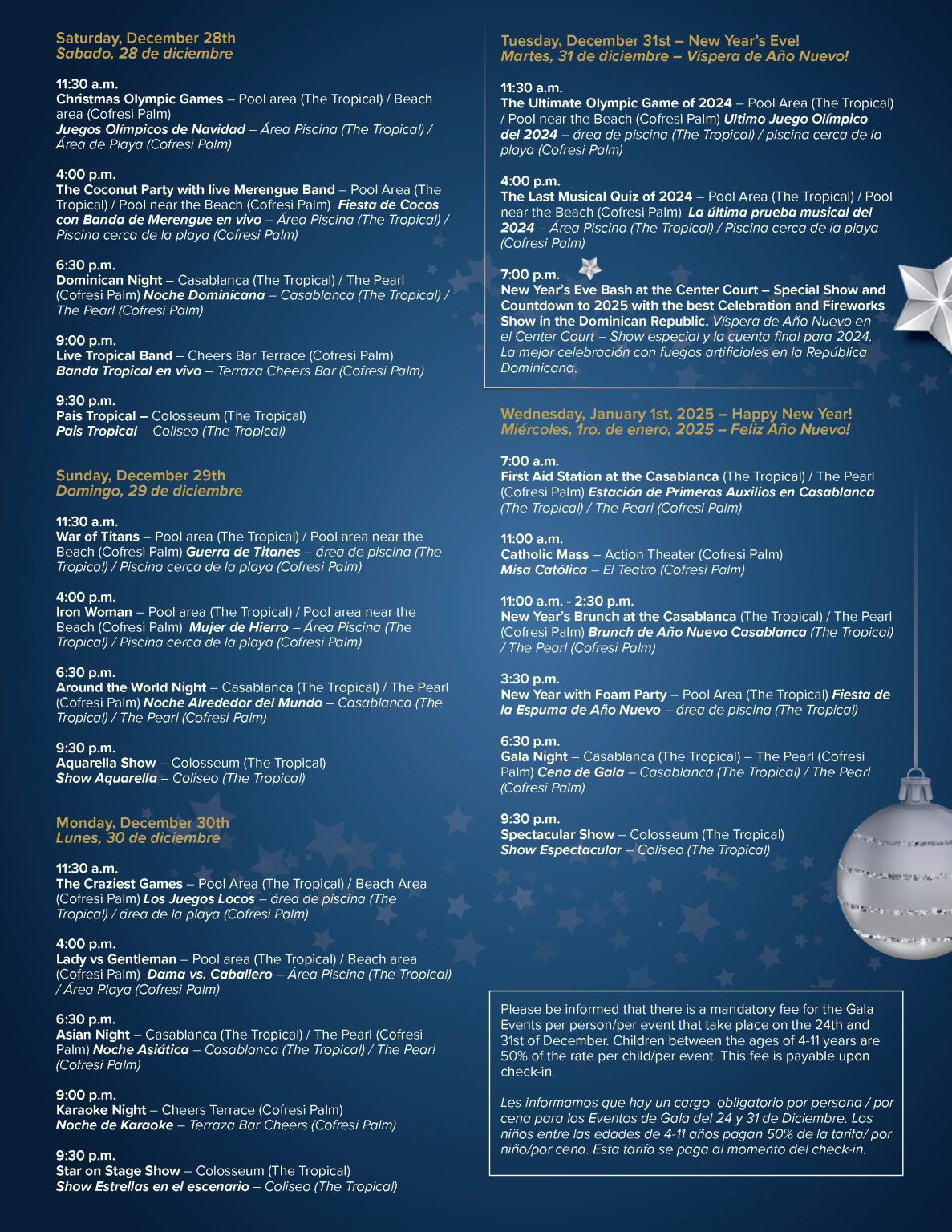 🎄Holiday Program 2024-2025 – Lifestyle Members